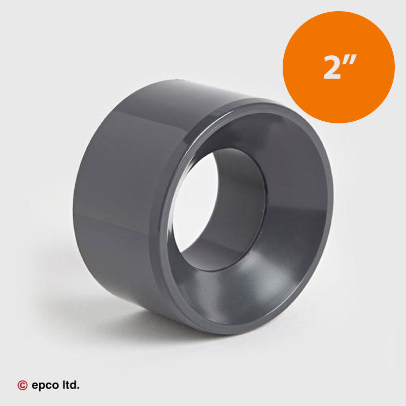 2" x 1 1/2" U-PVC Plain Reducing Bush