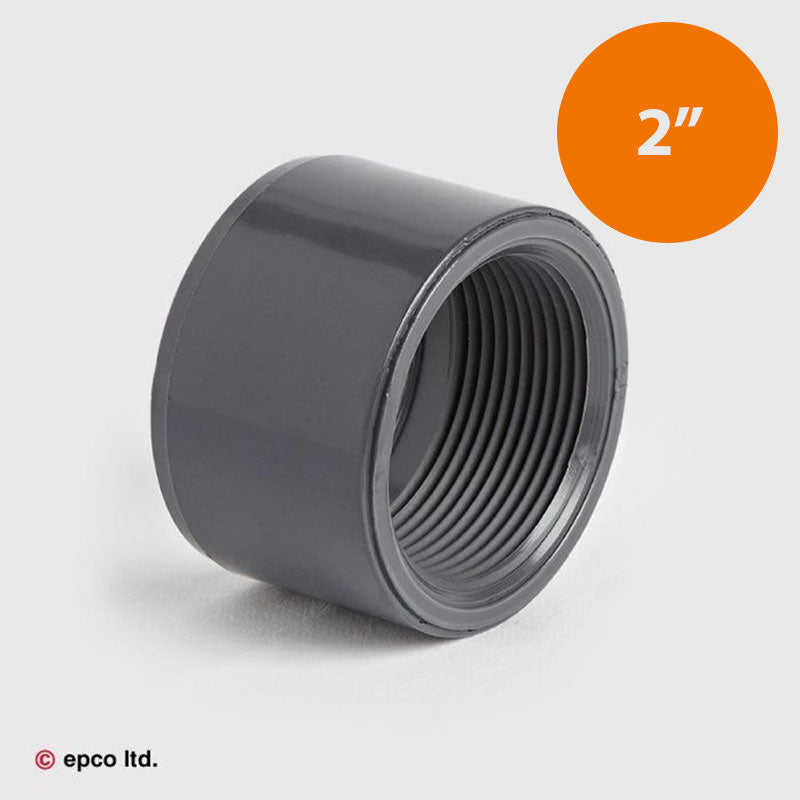 2" x 1 1/2" U-PVC Plain x Threaded Reducing Bush