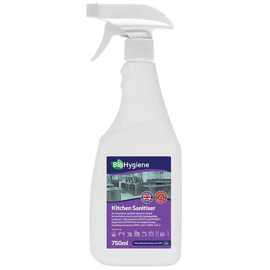 BioHygiene Kitchen Sanitiser RTU (6x750ml)