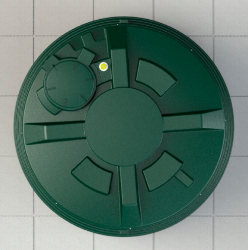 5000L Vertical Kingspan EcoSafe Bunded Oil Tank - ES5000