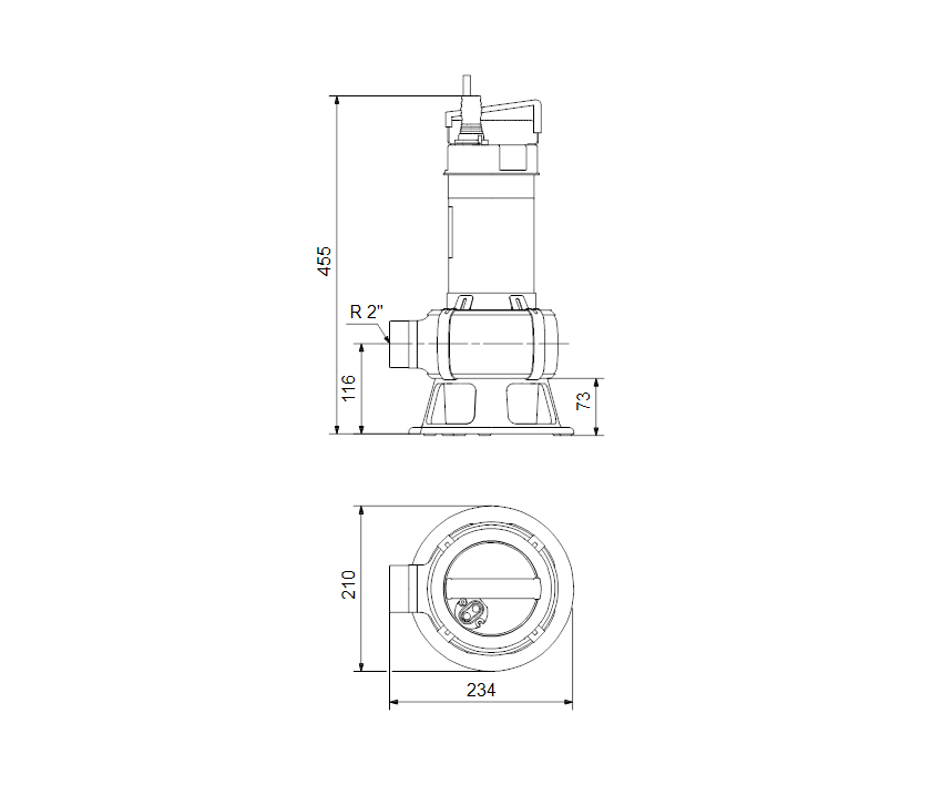 Grundfos AP50B.50.11.A1V Sewage Pump (5mtr Cable, with Float, 240V)