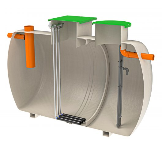 Klargester BioTec+ 4 Sewage Treatment System (up to 12 Person)