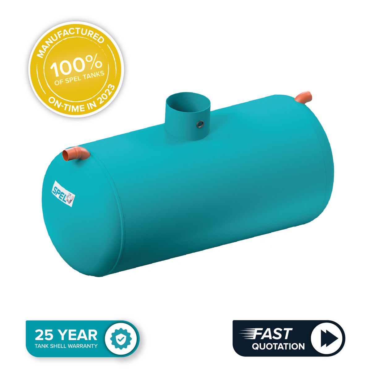 SPEL Vehicle Washdown Separator 6,000 litres 1.8m DIA | WDS300