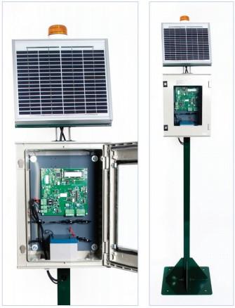 Solar Powered Alarms IP65 Waterproof 433MHz Solar Powered Strobe Siren